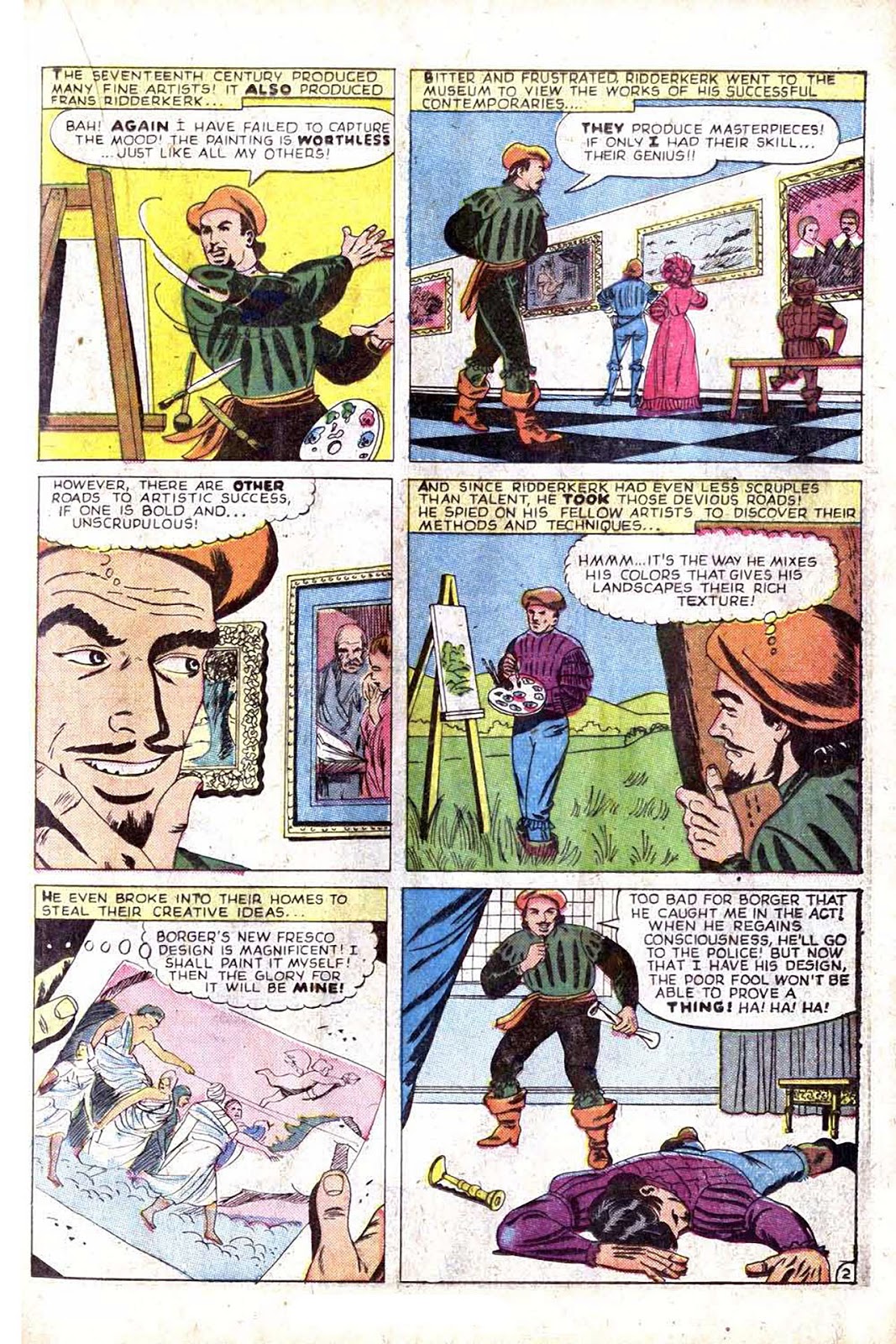 Four-Color Shadows: Work of Art!-Larry Lieber/Sol Brodsky-1962