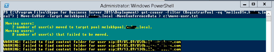 Move User from a dedicated Pool via Powershell – UC Now