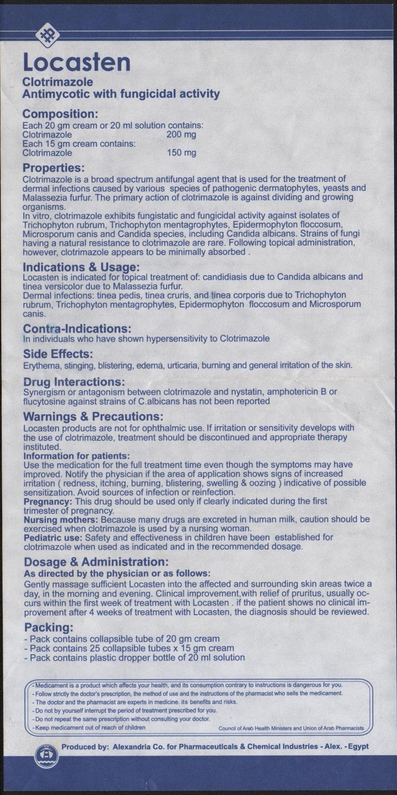 Drug Pamphlet: Locasten