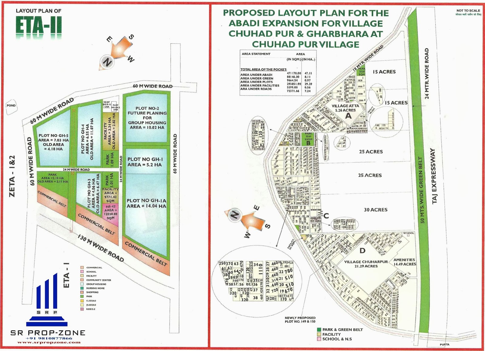 Layout Master Plan of Eta-2 HD Quality Map Greater Noida - Ecotech ...