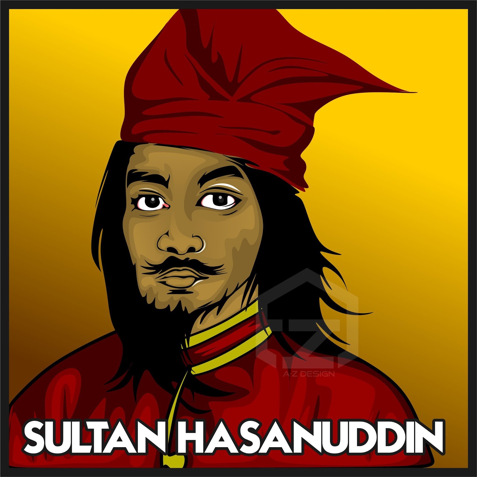 Vector Sultan Hasanuddin ~ Galeri - AZ Design