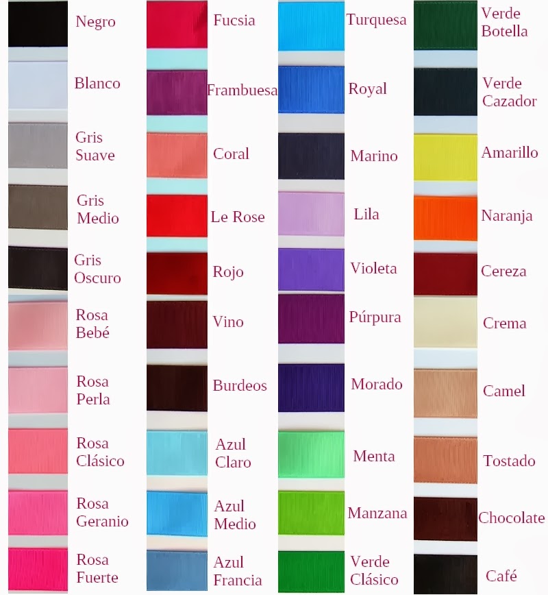 Catalogo de colores de telas - Imagui