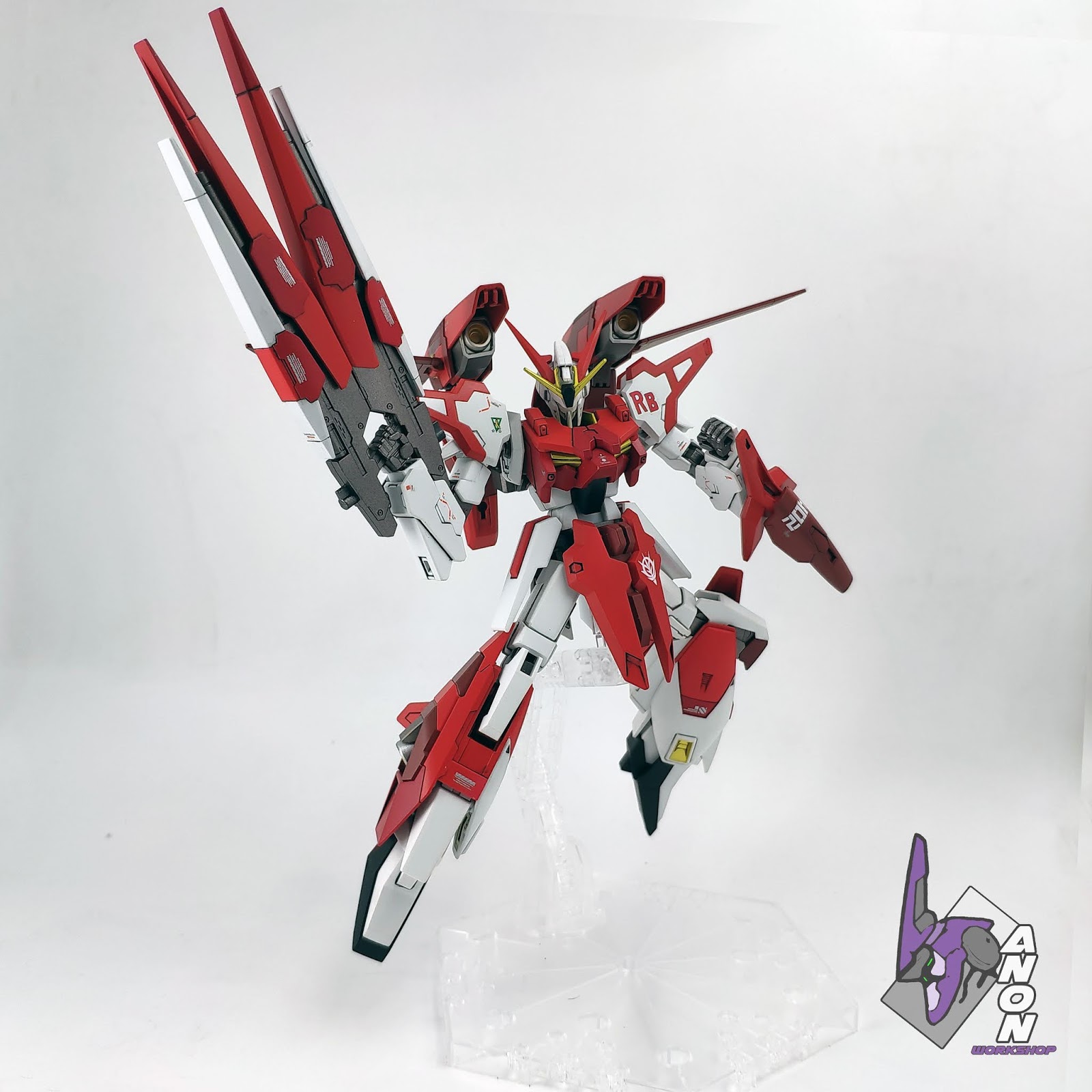 Painted Build: HGBF 1/144 A-Z Gundam "Johnny Ridden Custom"