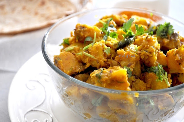 Pinch Of Swad - taste that hits the spot!: Plantain Dry Sabji (Raw ...