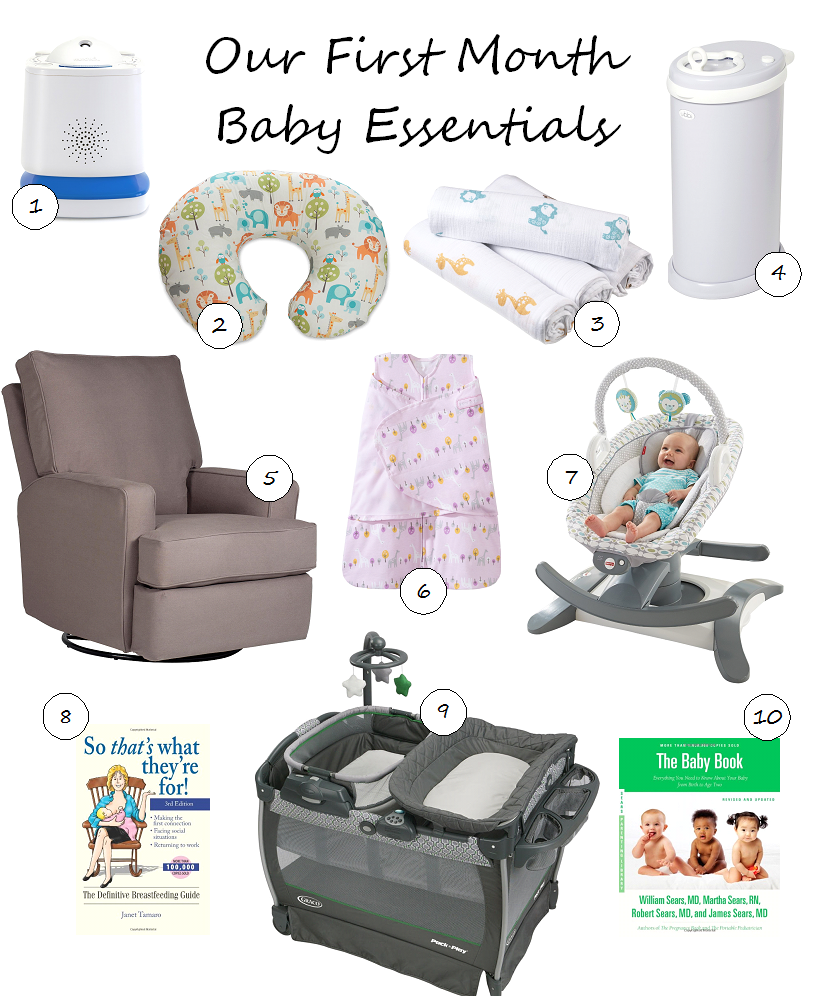 A Grown-up In The Making: Mommy Monday - Baby Essentials - Month One