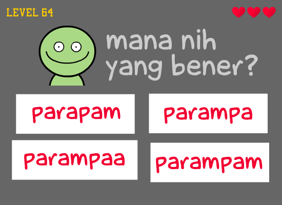 Jawaban Quiz Parampaa Level 64 | Parampaa Land