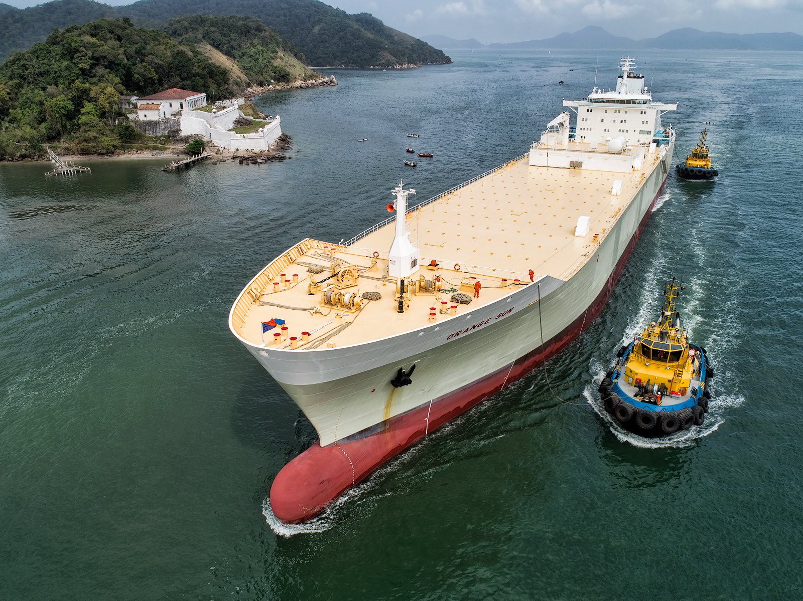 Santos Shiplovers: M/T Orange Sun / A8HY8, Arriving Santos, inbound ...