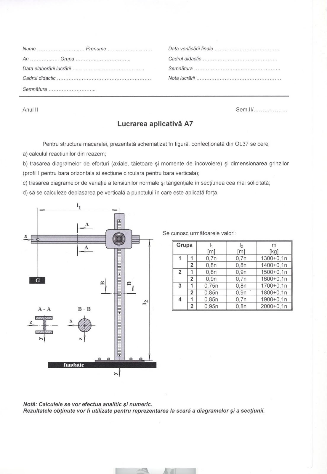 Rezistenta Materialelor - Mechanics of Materials - Résistance des ...