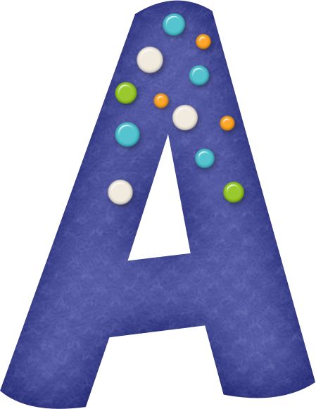 Alfabeto Azul con Círculos de Colores. . - Oh my Alfabetos!