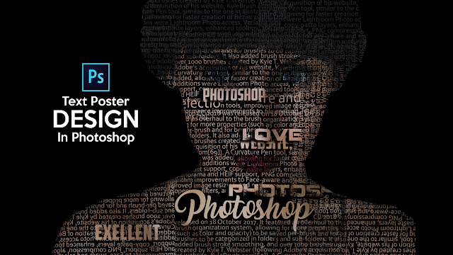 Photoshop CC Tutorial : How to Create Stunning, Text Poster Design in ...
