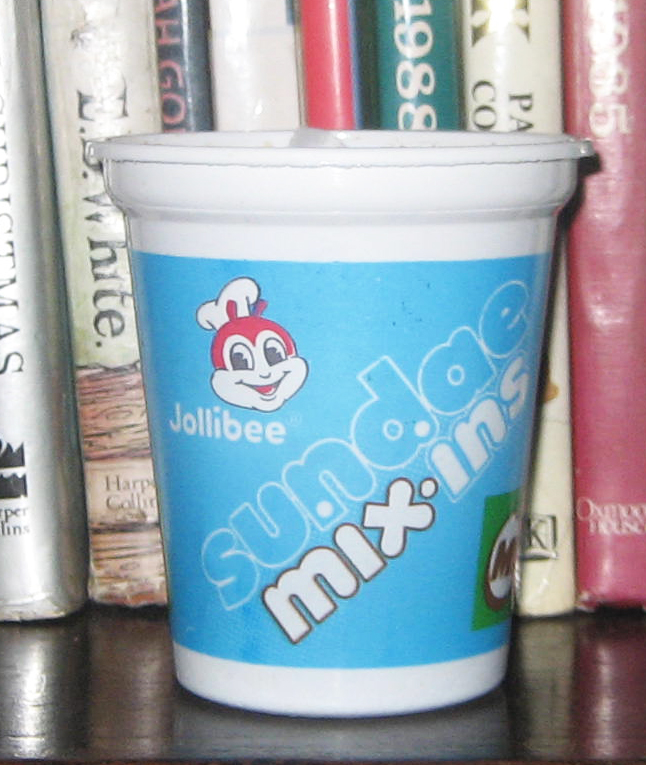 Percy's Tumblers and other Thirst Quenchers: Jollibee Sundae Mix Ins 2012