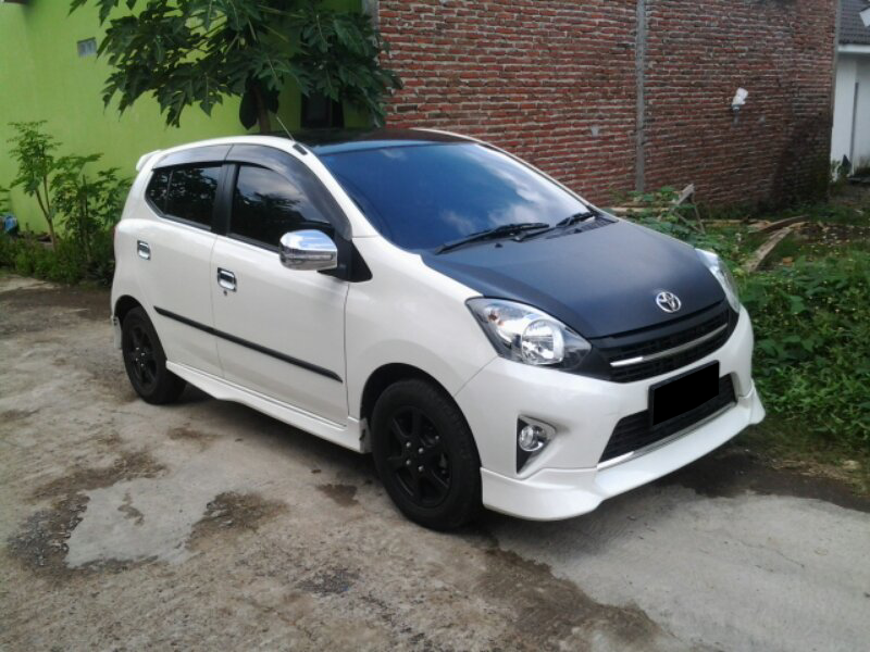 Modifikasi mobil agya terbaru trd s g e ayla bagian dalam luar warna ...