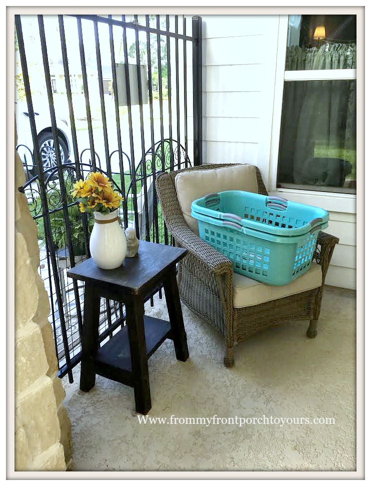 From My Front Porch To Yours: Back Porch Makeover In Progress