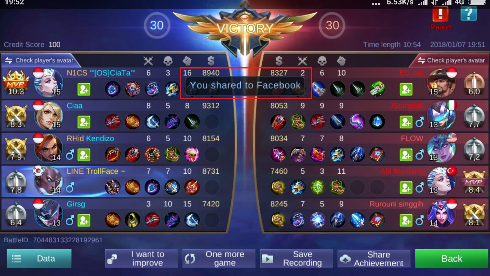 Cara Share ML Result ke FB tanpa Mengganggu Beranda Orang Lain - Irumira