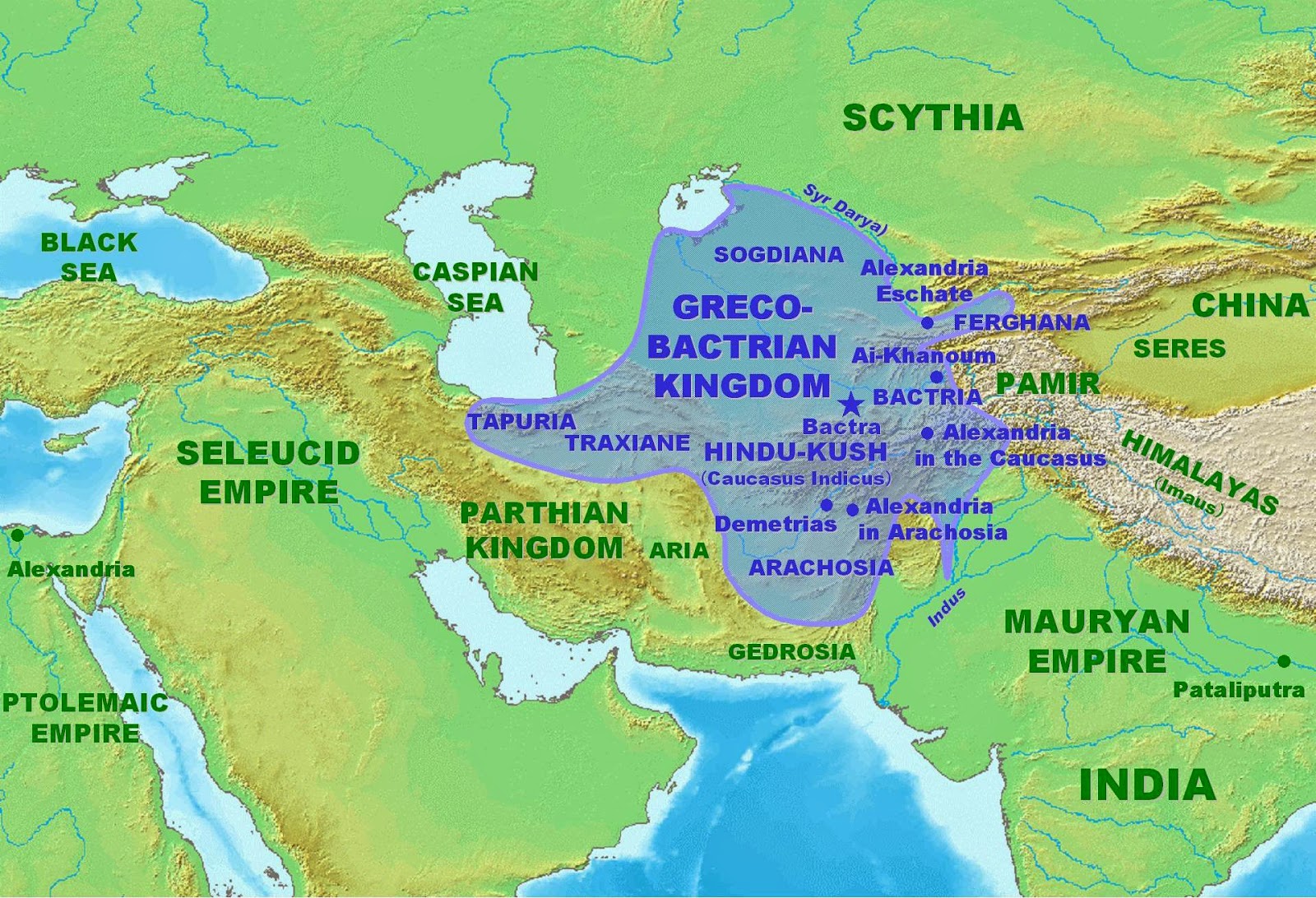 Okar Research: Greco-Bactrians: Ariana, Arachosia and Bactria, (250 ...