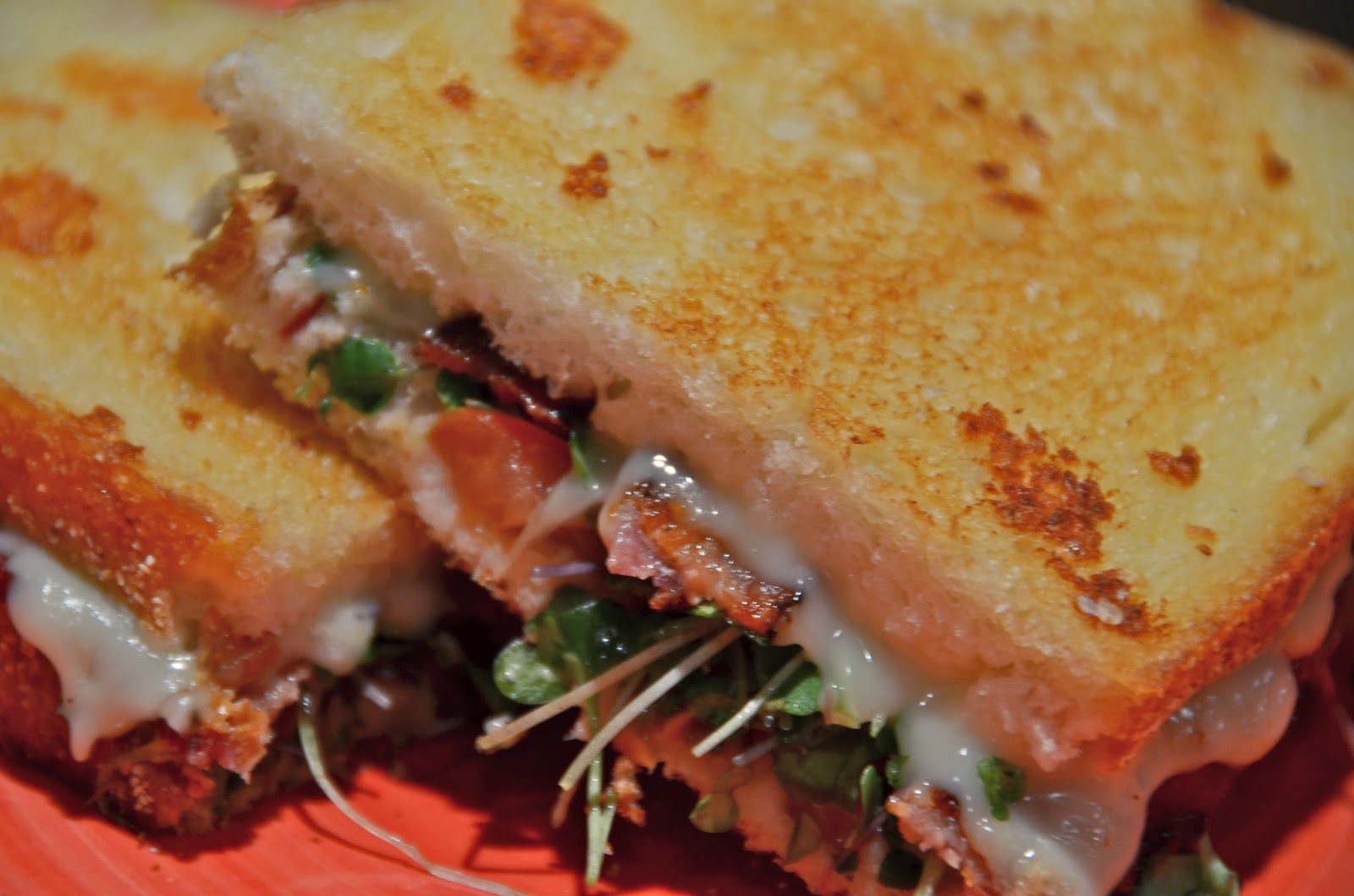 Secret Recipe Club: Garlicky Grilled BLT Sandwich