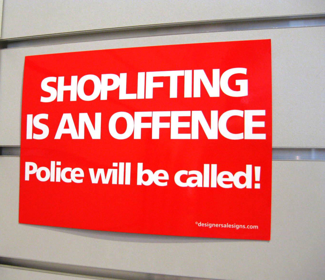 designersalesigns.com: "Store Policy Signs"