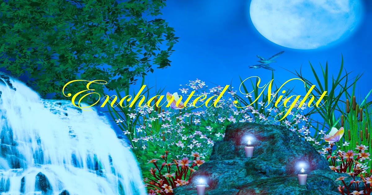 fantasybackgroundsbykayshalady: Fantasy Backgrounds Enchanted Night