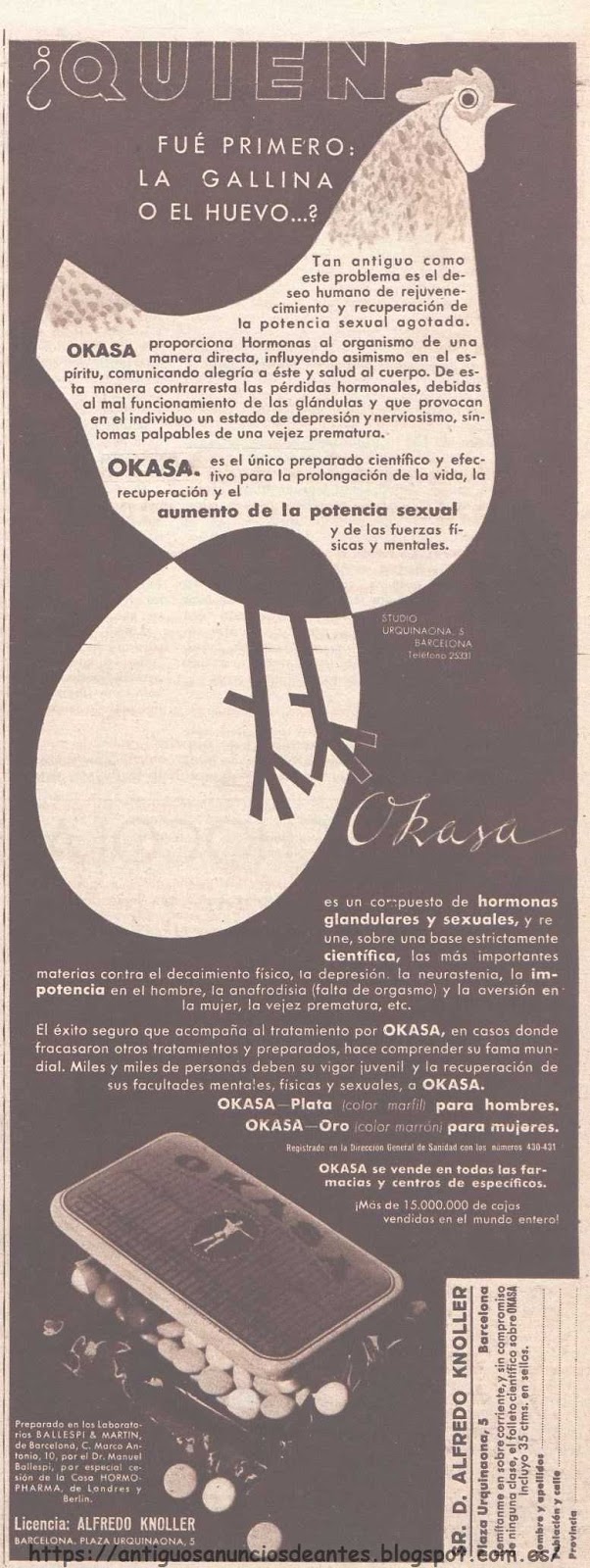 Antiguos anuncios de antes: Okasa (rejuvenecedor, belleza etc) (23 ...