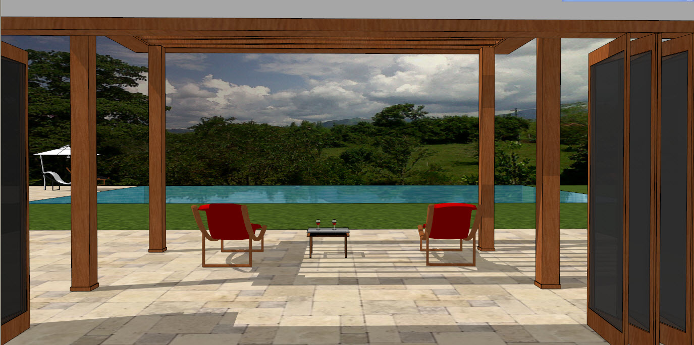 Sketchup for Interior Design: Backgrounds and Landscape Views in Sketchup