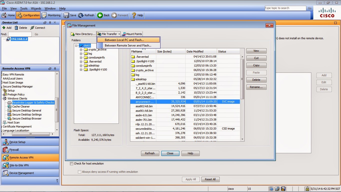 My Network Security Journal: Cisco Secure Desktop (CSD) on ASA