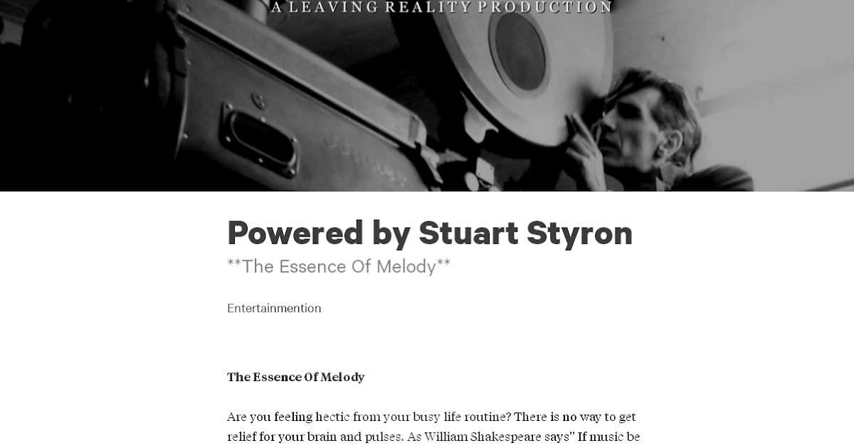 The Official Artist Blogspot Site Of Stuart Styron | No.1 **: A Leaving ...