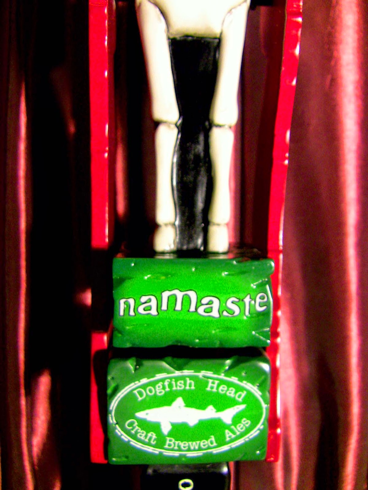 Tap Handle #409: Dogfish Head - Namaste