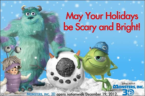 Holiday Fun with Monsters, INC. in 3D!