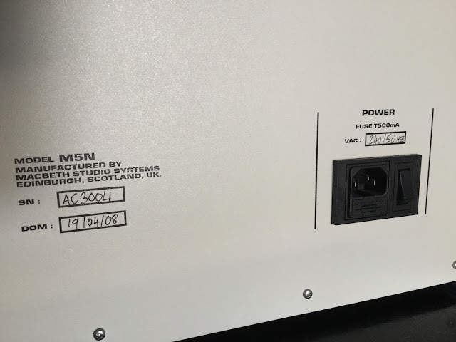 MATRIXSYNTH: Macbeth M5N Semi Modular Synthesizer SN AC3004