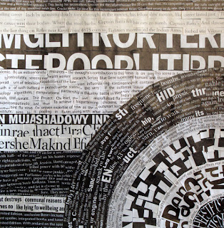 Art At Woodstock: Design: Rhythmic Text Collages