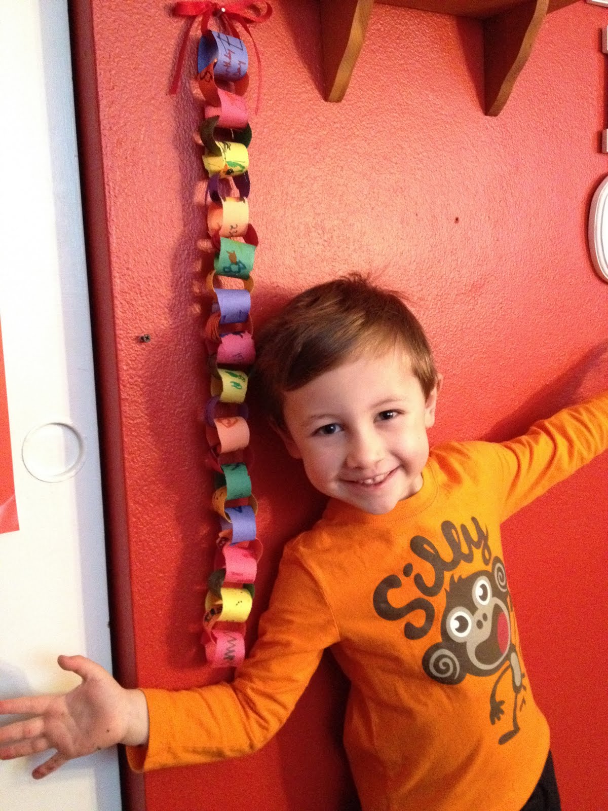 Yes, It's Homemade: Birthday Countdown Chain