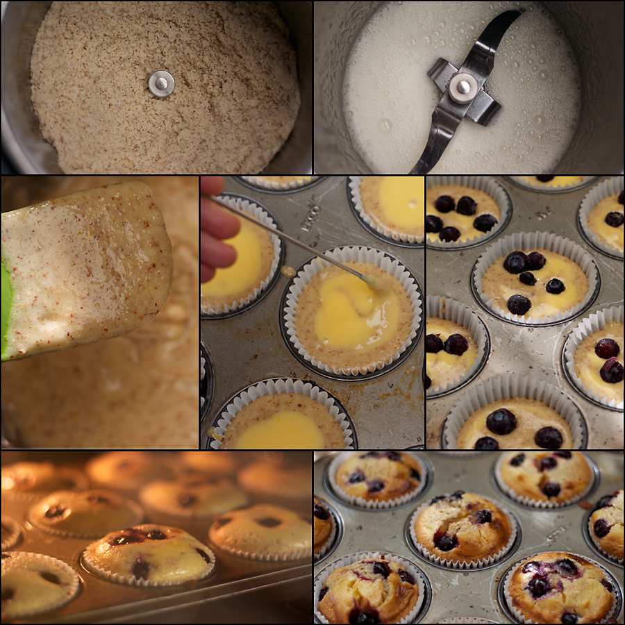The Opies: Family Food: Lemon Curd & Blueberry Friands