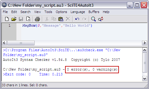 Code Seeker: Getting Familiar with AutoIt3 Script Editor