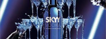 tipos de vodka: sky blue