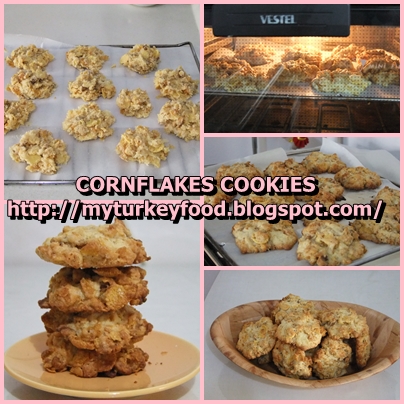 My Turkish Recipes And International Foods: CORNFLAKES COOKIES
