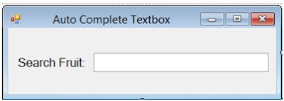 How to Create an Autocomplete Textbox in CSharp - code4dev