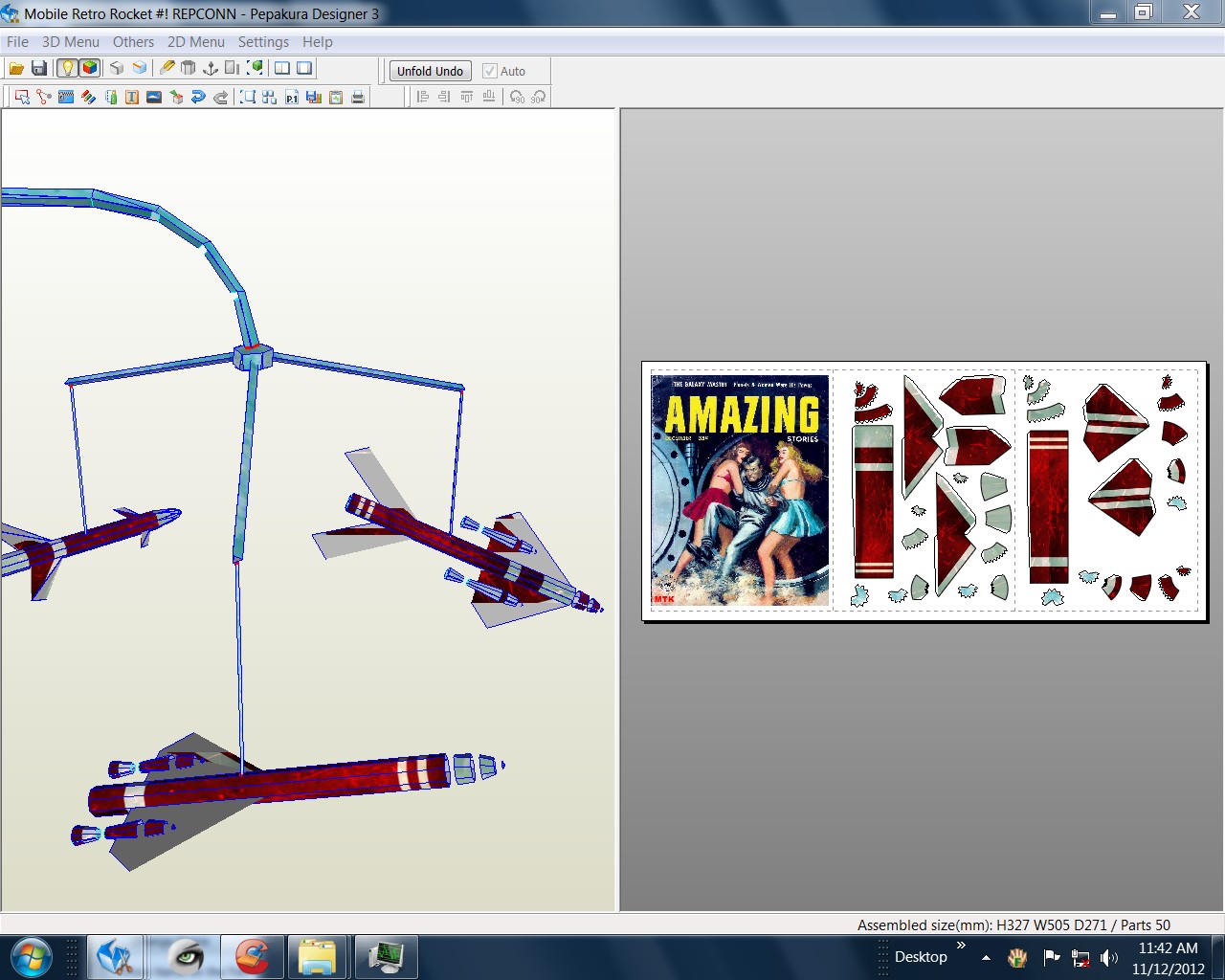 MTK's Card Craft: Retro Rockets from..... REPCONN