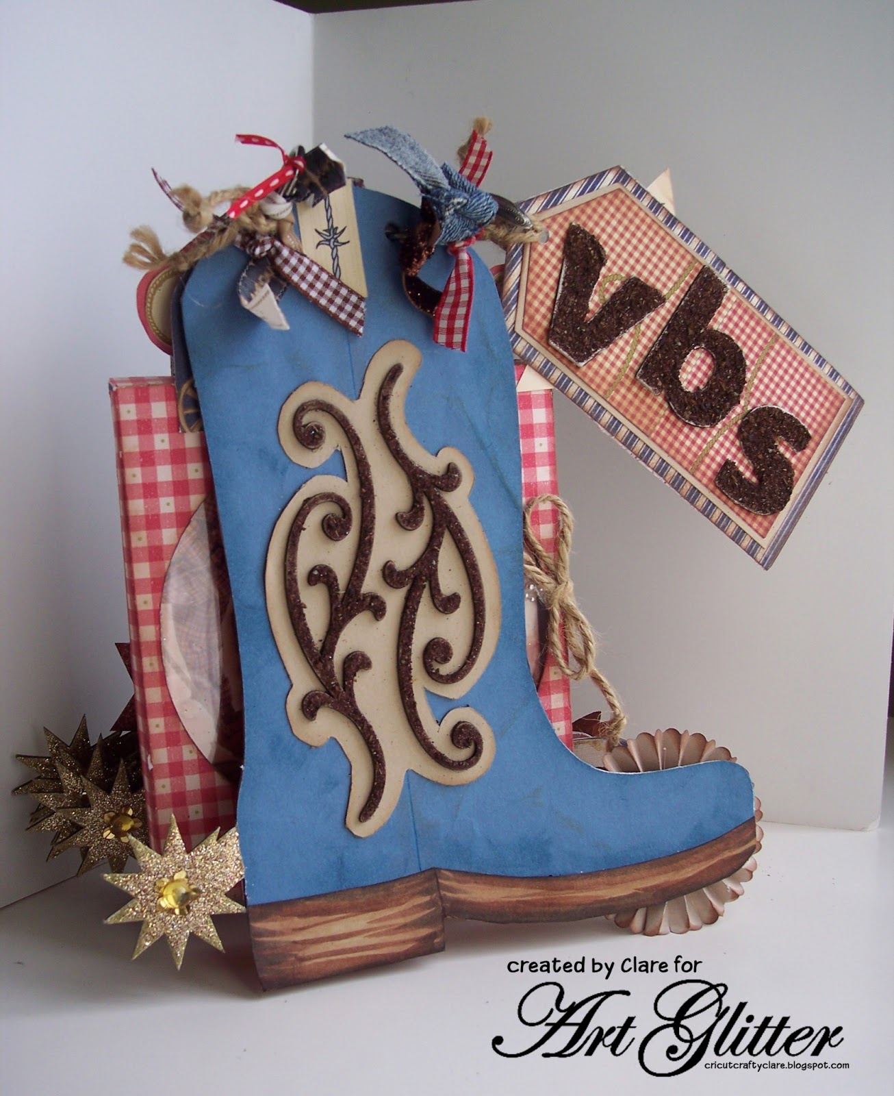 ArtGlitterBlog: Scrapbook Boot With Art Glitter and Want 2 Scrap