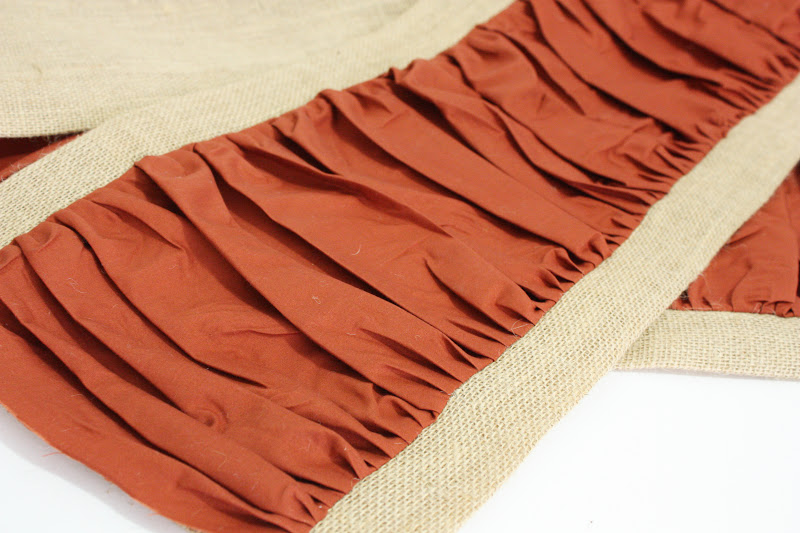 Ruffled Burlap Table Runner Tutorial - Sew Much Ado