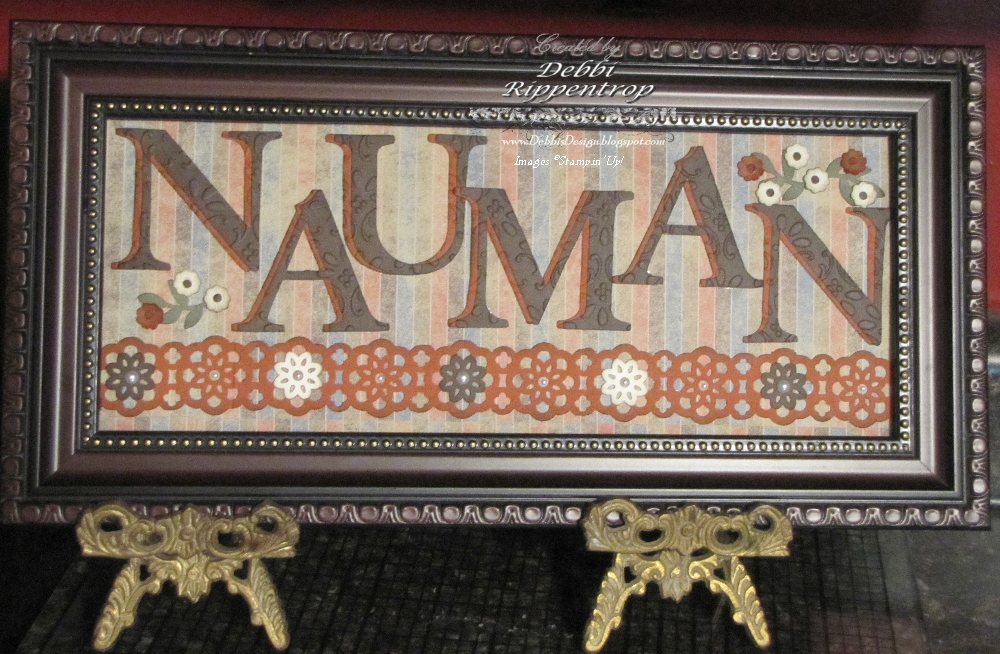 Debbi's Design Stamping: Name Frames