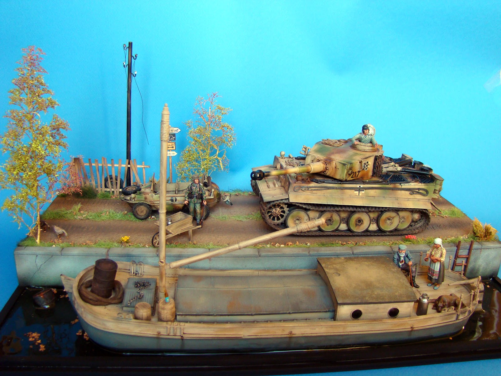 MY mini WORLD: 52. DIORAMA WWII (1/35 - With a German Tiger I Tank Late ...