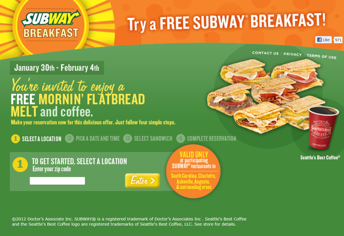 Barbara's Beat: Try a free Subway breakfast