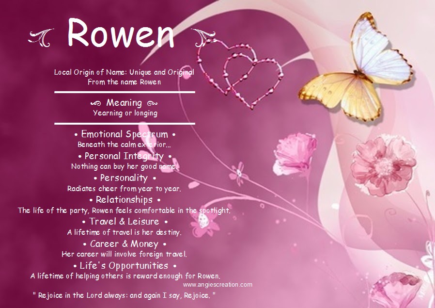 Rowen | Unique Names