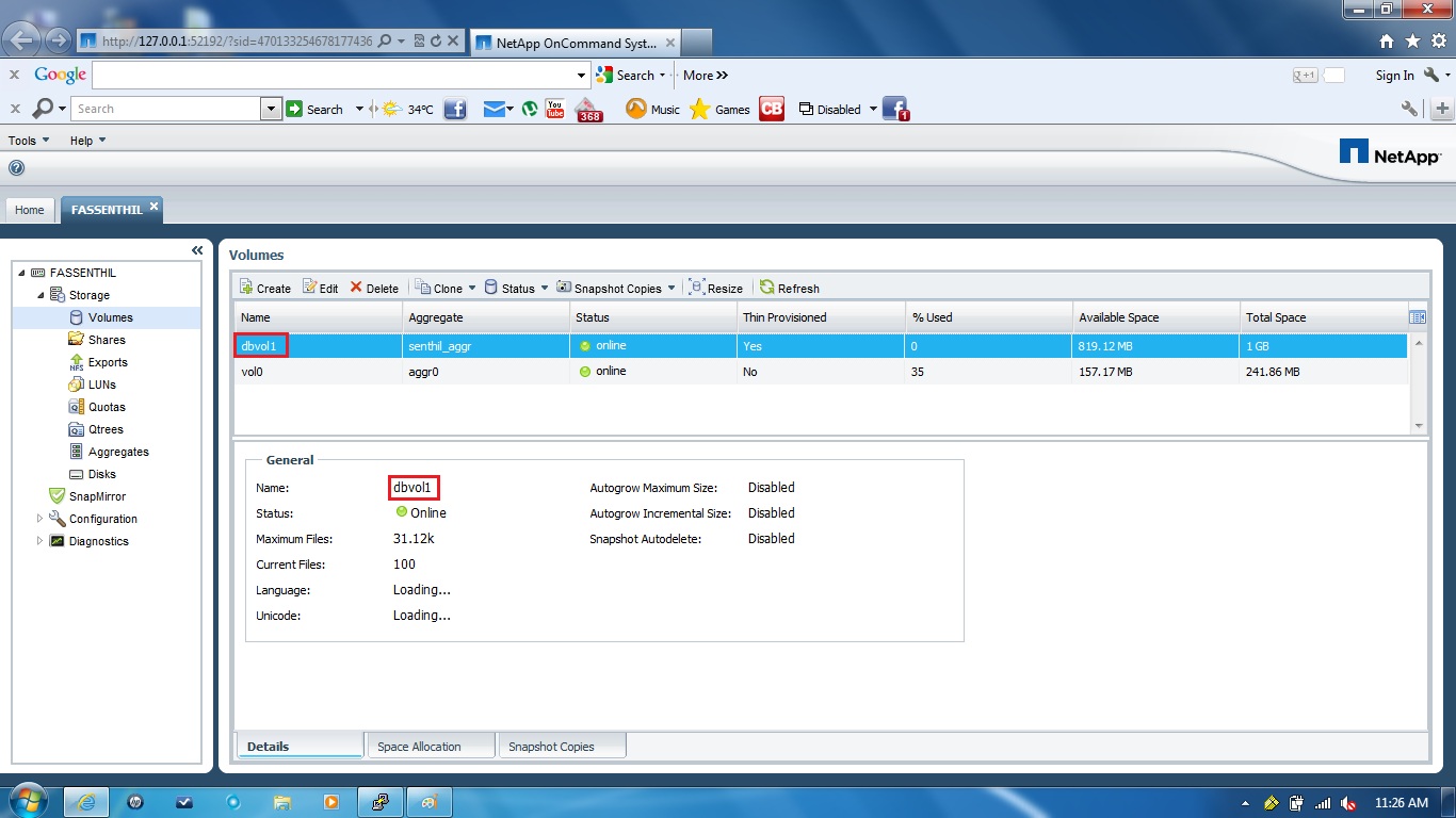 Remote Infrastructure Management: NetApp - On Command System Manager