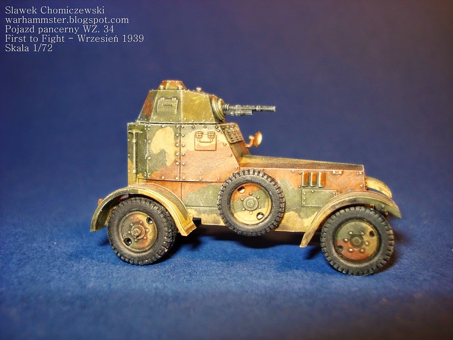 Slawek Chomiczewski: Modelarstwo i Wargaming: Samochód pancerny WZ. 34 ...