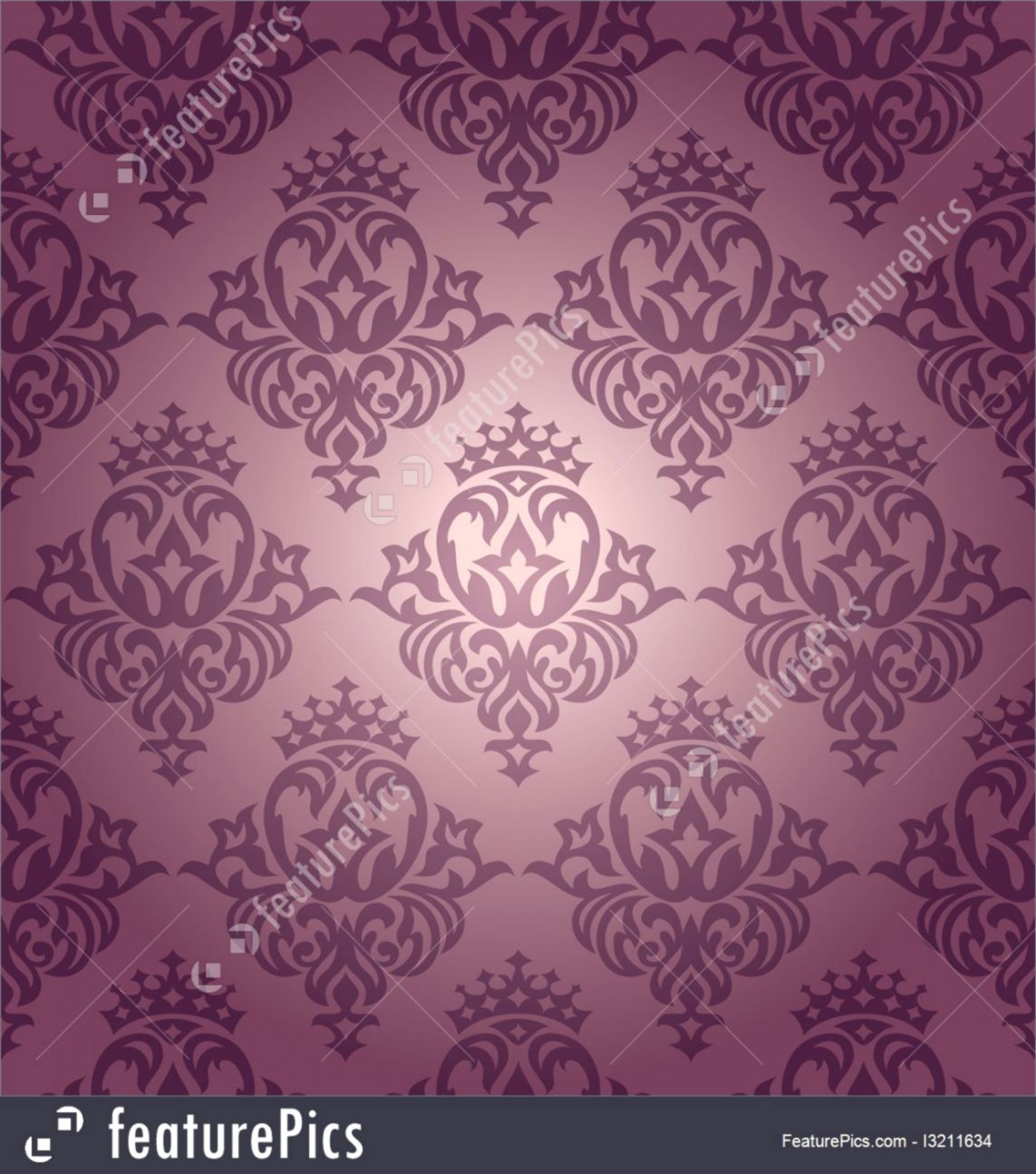 Purple Damask Wallpaper | Wallpapers Galery