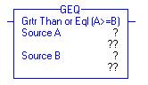 How To Program A PLC: Greater Than or Equal To (GEQ)