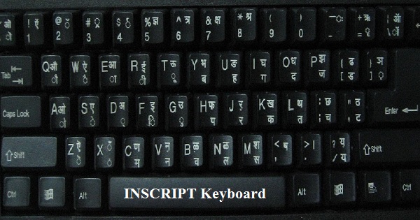 Inscript Keyboard Layout