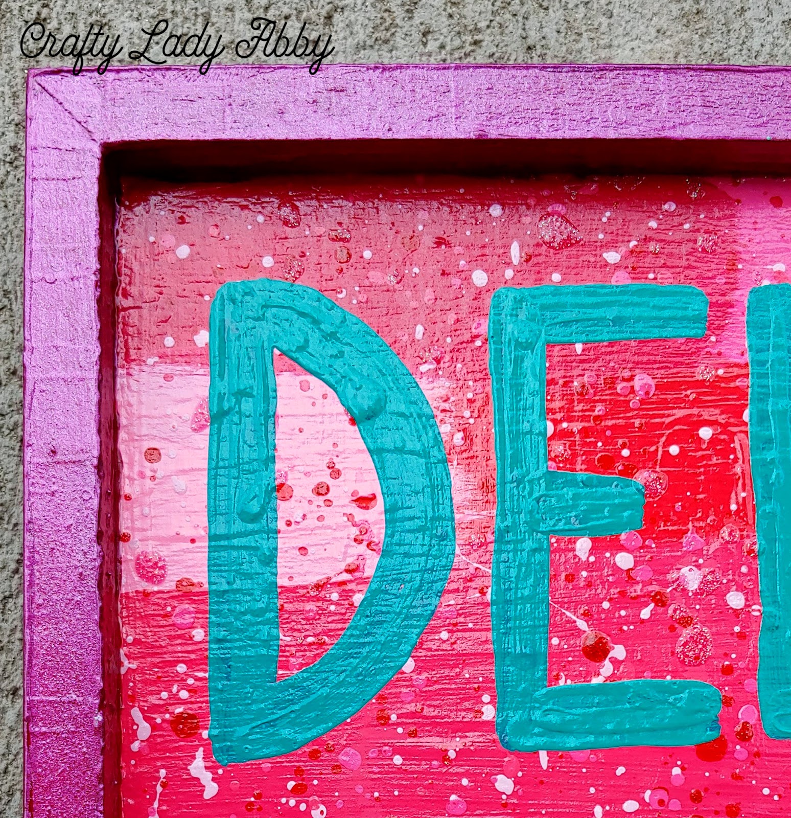 HOME DIY: Delivery Ring Doorbell Painted Sign