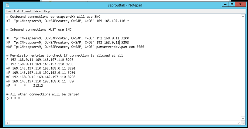 SAP Router Configuration (Windows Server) - SAP Basis Genie